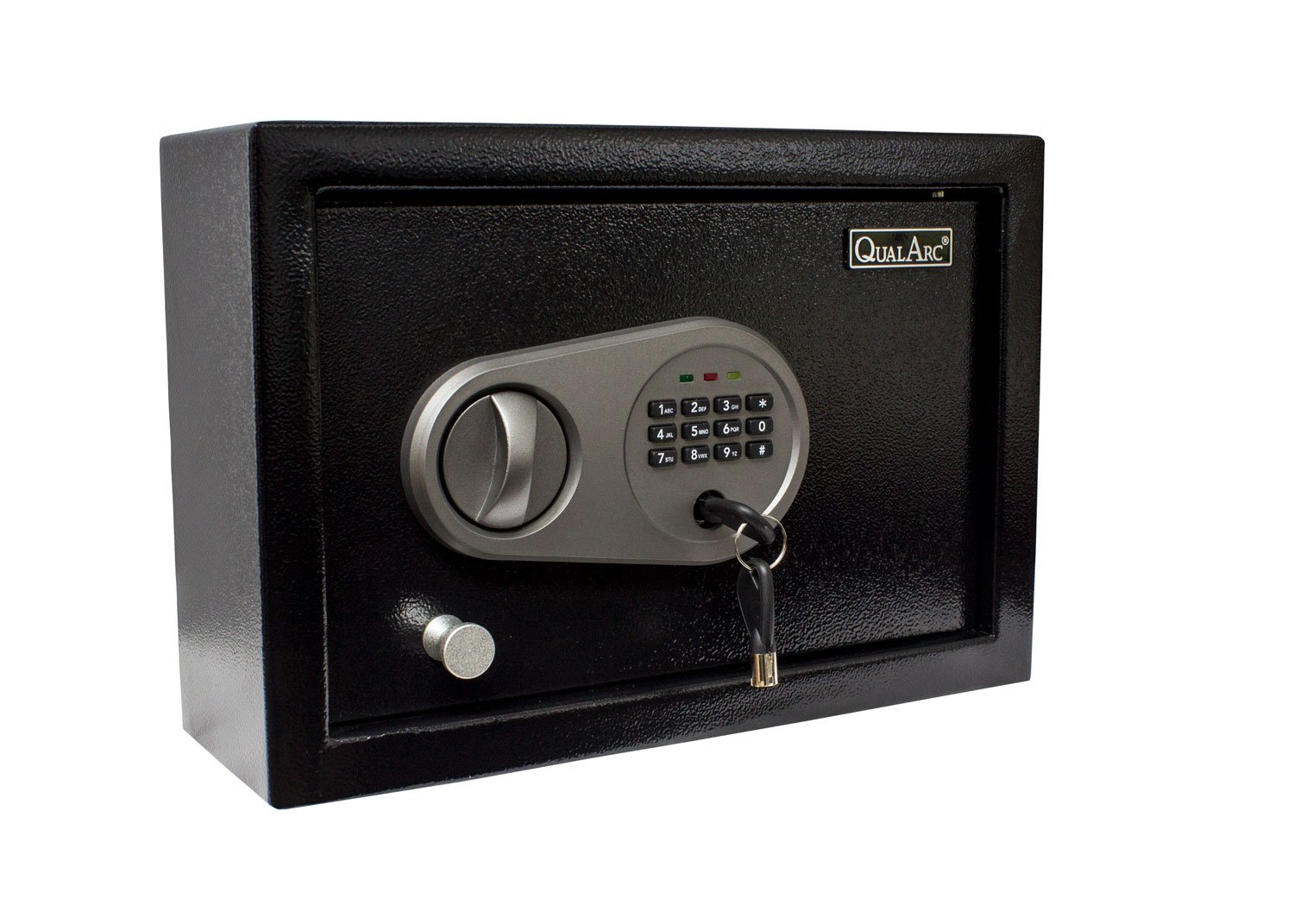 Qualarc NOCH-11EL Solid Steel Drawer or Wall Safe Keypad Lock for Handguns, Electronics and Valuables