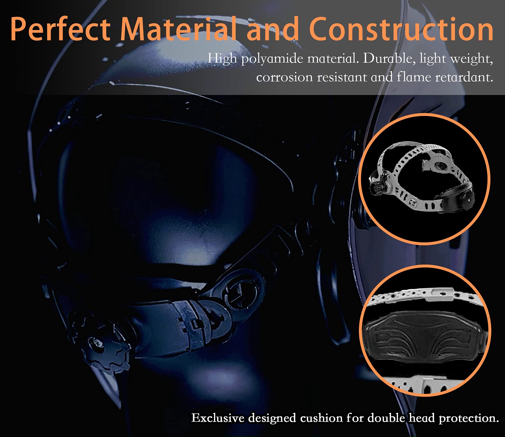 Tekware Auto Darkening Welding Helmet with Ultra Large Viewing Screen, True Color Welding Hood, 4 Arc Sensor Welder Helmet, Lightweight Welding Mask for TIG MIG ARC Grinding,1/1/1/2 Optical Clarity