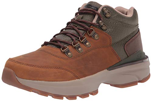 Skechers USA Men's mens Boot,Brown/Olive,12