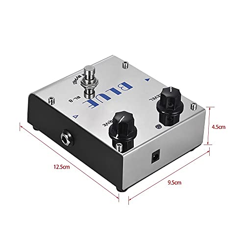 ZYZMH BL-8 Blues Overdrive Guitar Pedal Tonefacier Series Blues Overdrive Guitar Effect Pedal True Bypass Full Metal Shell