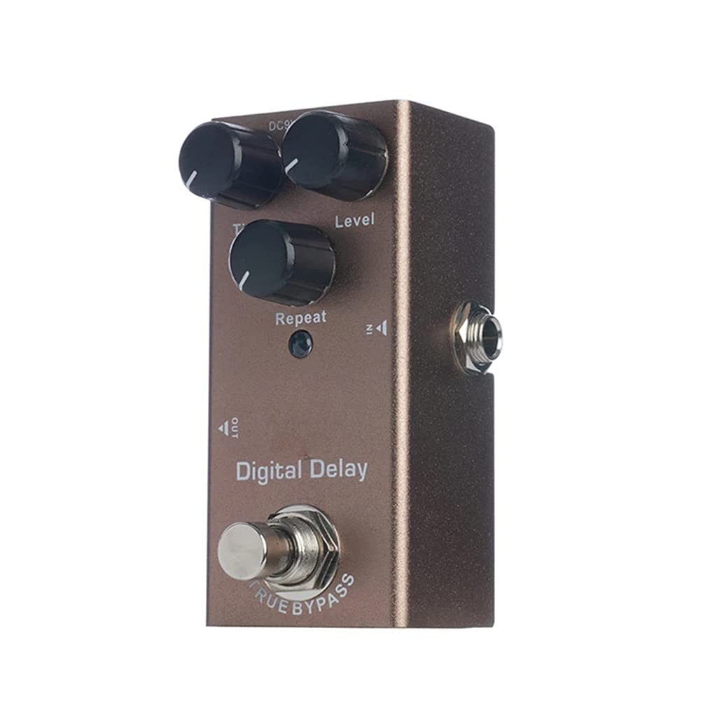 ZYZMH Digital Delay Guitar Effect Pedal with ABS Control Knobs Mini Single Pedal for Electric Guitar Pedal
