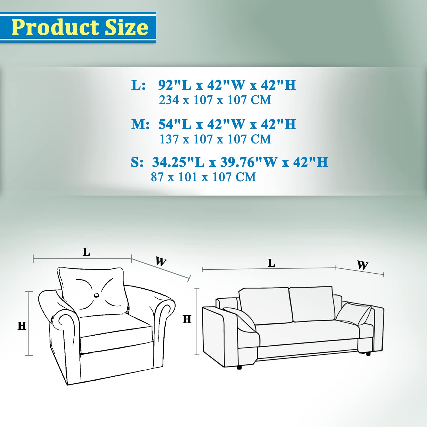 Plastic Couch Cover,Waterproof Sofa Cover,Garden Furniture Protector for Moving and Long Term Storage,68" Wx42 D