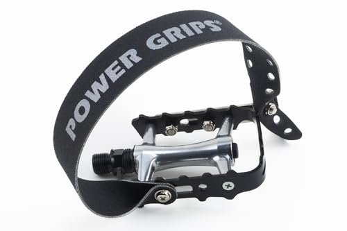 Power Grips High Performance Pre-Assembled Strap/Pedal Kit, Black, X-Large