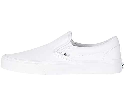 Vans Slip On, True White, Size 5 Men/ 6.5 Woman, 6.5 Women/5 Men