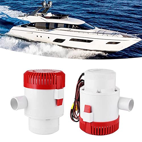 XuuSHA Hand Bilge Pump 3500GPH 12V Submersible Bilge Pump Marine Accessory Bilge Pump Automatic