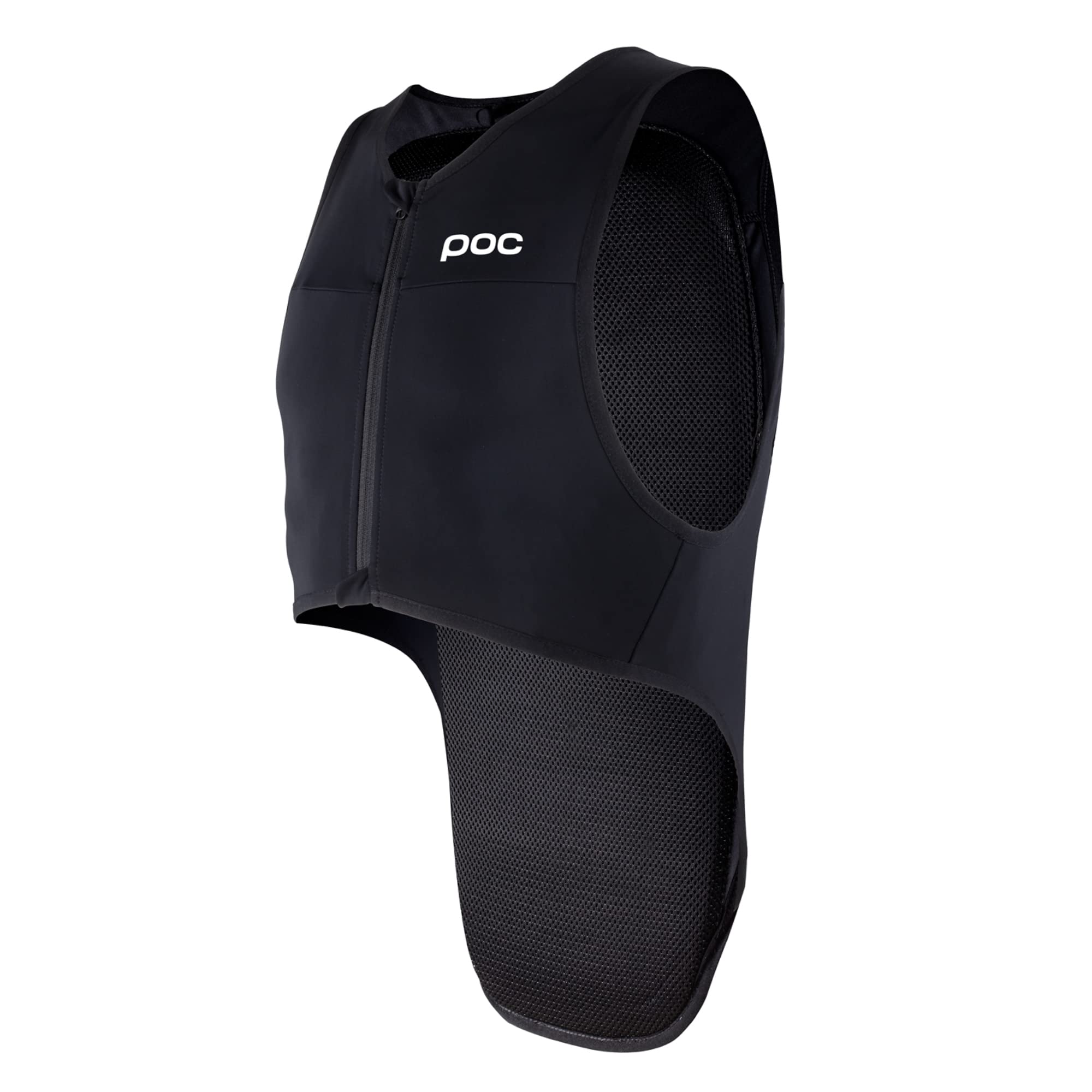 POC VPD Air Comp Back Jr, Youth Ski Racing Vest with Back Protector for Kids, Uranium Black, Large