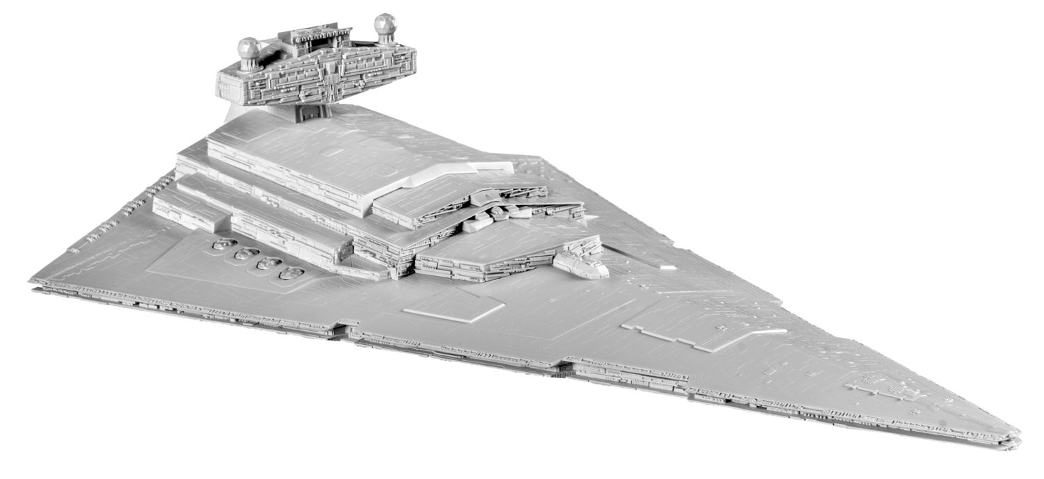Revell Star Wars SnapTite Build and Play Imperial Star Destroyer Model Building Kit (16"x9"x4")
