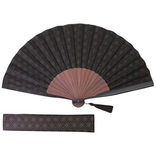 Shinkyo sei do Shin Kyokudo 75/35 Parent Black Folding Fan, one Size