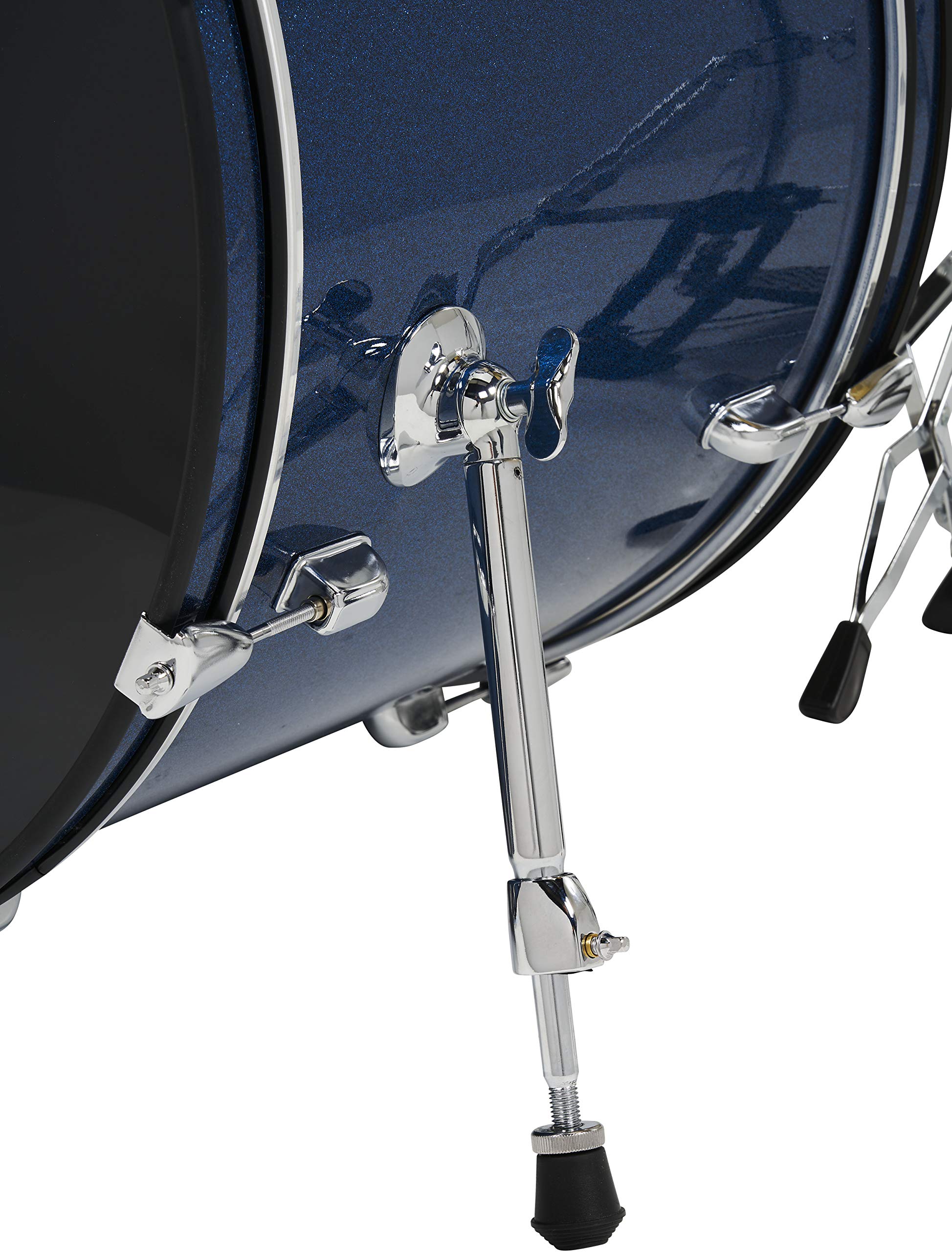 PDP By DW Center Stage Complete Drumkit, 5 Drum Set, Royal Blue Sparkle, 7x10, 8x12, 12x14 Floor, 14x20 Kick, 5x14 Snare (PDCE2015KTRB)
