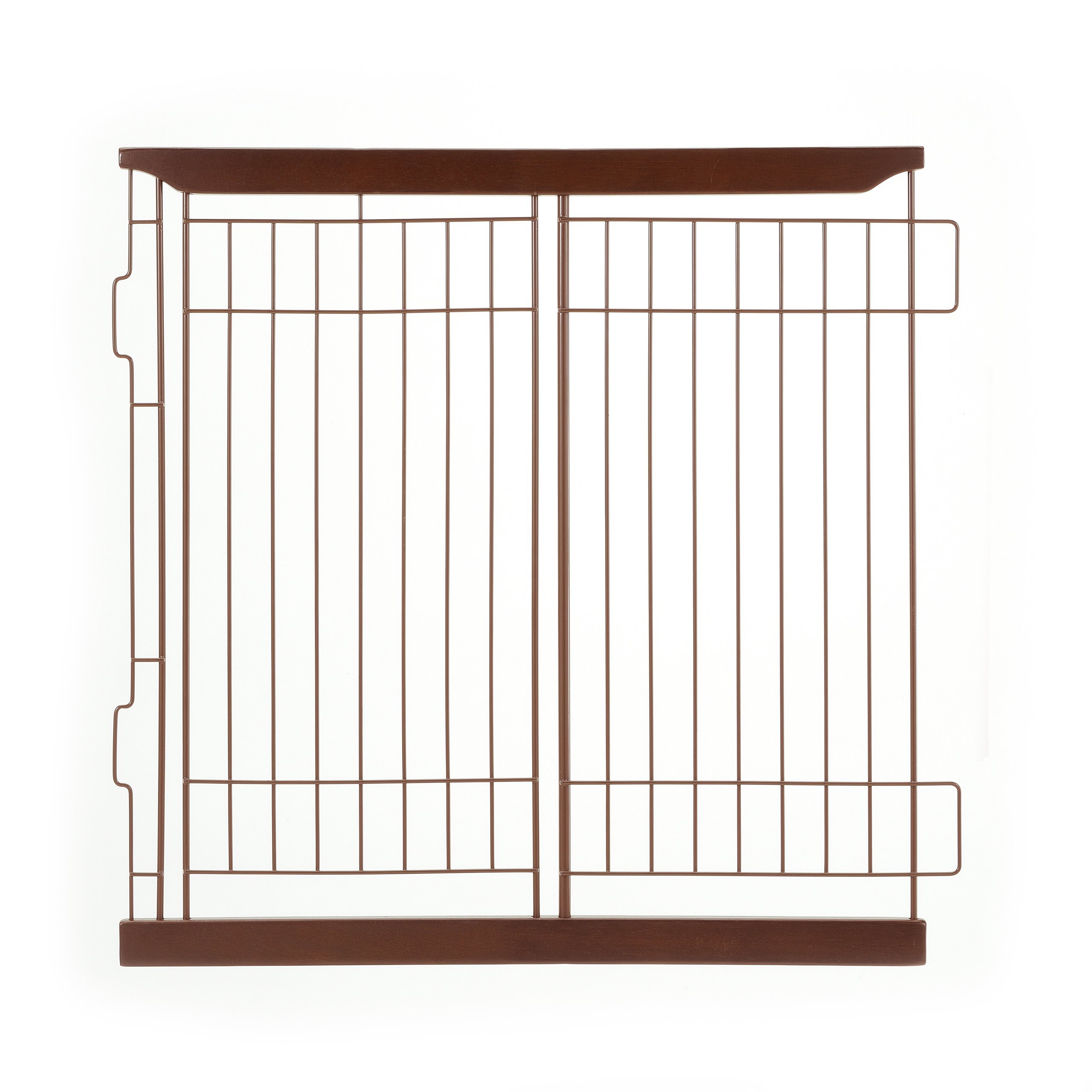 Richell Expandable Pet Crate Divider, Medium, Dark Brown