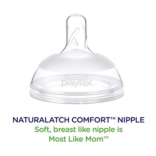 Playtex Baby Nurser Reusable Silicone PODS, Breastmilk Storage & Air-Free Feeding, 6 Ounce, 6 Count