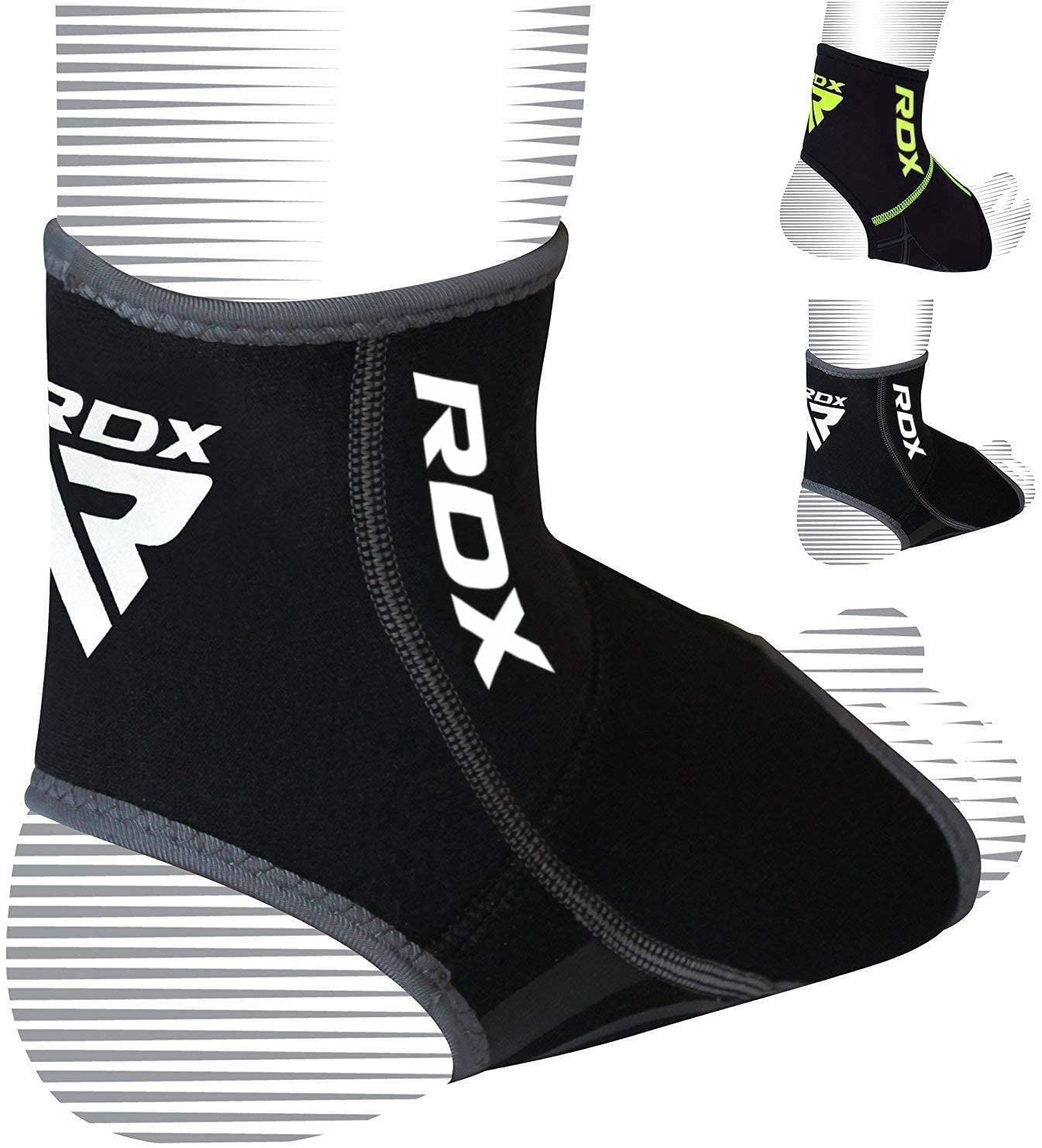 RDX Ankle Support Neoprene Brace Foot Guard MMA Pad Protector Achilles Tendon Pain Support (SOLD AS SINGLE ITEM)