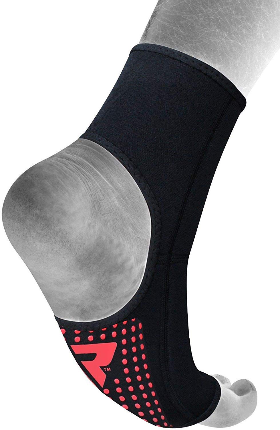 RDX Ankle Support Neoprene Brace Foot Guard MMA Pad Protector Achilles Tendon Pain (Sold as Single Item)