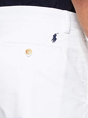 Polo Ralph Lauren Mens Stretch Classic Fit Chino Shorts (35, White)