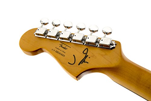Squier J Mascis Jazzmaster Electric Guitar, with 2-Year Warranty, Vintage White, Laurel Fingerboard