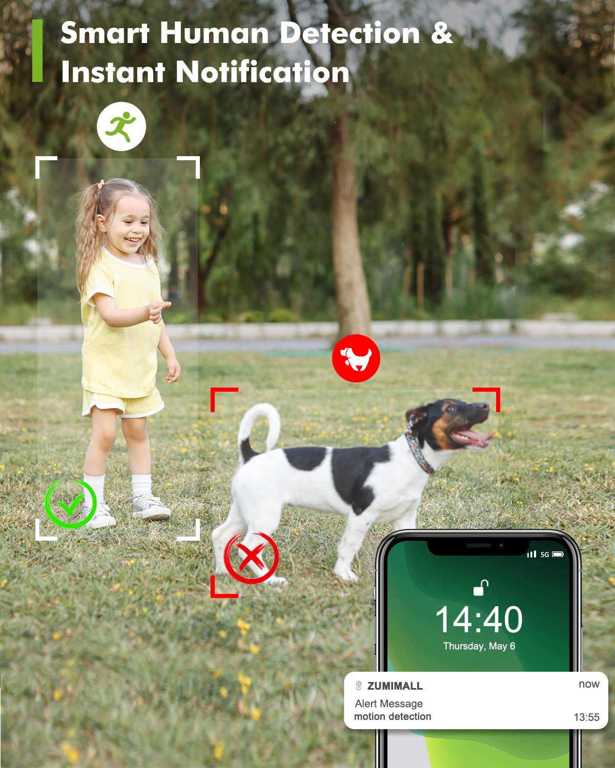 TieJus Doorbell Camera Wireless with Chime, Video Doorbell, 2 Way Audio, Voice Changer, Voice Message, PIR Motion Detection, Night Vision, SD & Cloud Storage, IP66 Waterproof, 2.4G WiFi