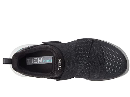 TIEM Latus - Jet Black - Studio Fitness Cross-Training Sneaker (Women's Size 8)