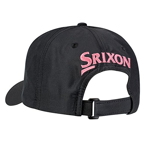Srixon Golf Men's Unstructured Hat, Black/Pink, One Size Fits All
