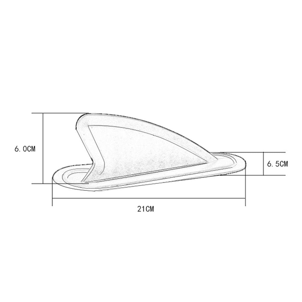 SM SunniMix 2Pcs Kayak Skeg Fin Mounting Points for Kayak, Canoe, Boat, Dinghy - Durable & Easy to Install