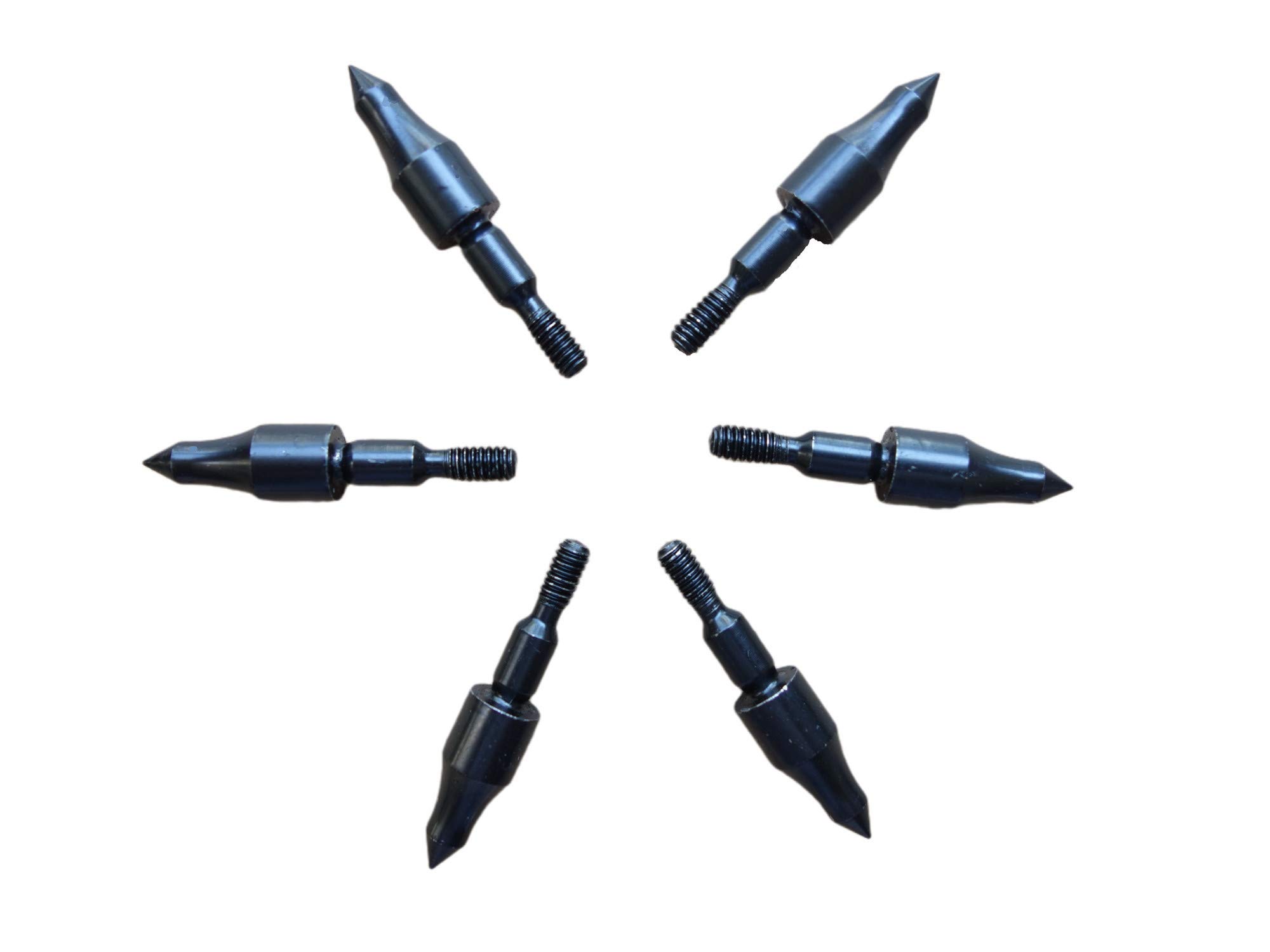 Smanzu 24 Pcs Screw in Archery Field Points for Arrows, Bullet Points Arrow Tips for Target Shooting and Practice, 100 Grain Each