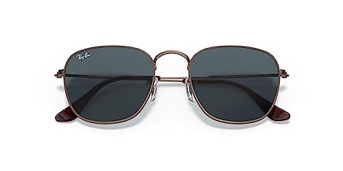 Ray-Ban RB3857 Frank Square Sunglasses, Antique Gunmetal/Dark Grey, 51 mm