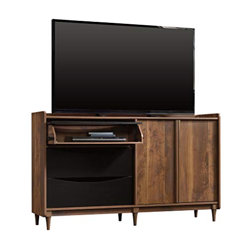 Sauder Harvey Park Entertainment Credenza, For TV's up to 55", Grand Walnut finish