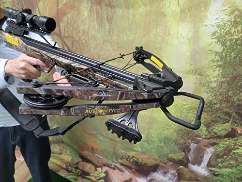 SAS Authoirity 175lbs Compound Crossbow 4x32 Scope Package (Black)