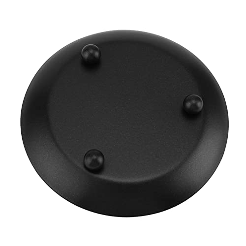 TAICHEUT 8 Pack Black Iron Plate Candle Holders, Round Candle Stands, Large Candle Plates, Decorative Candlestick Plates for Wax Candles, Wedding, Dinning, Parties, Home Decor