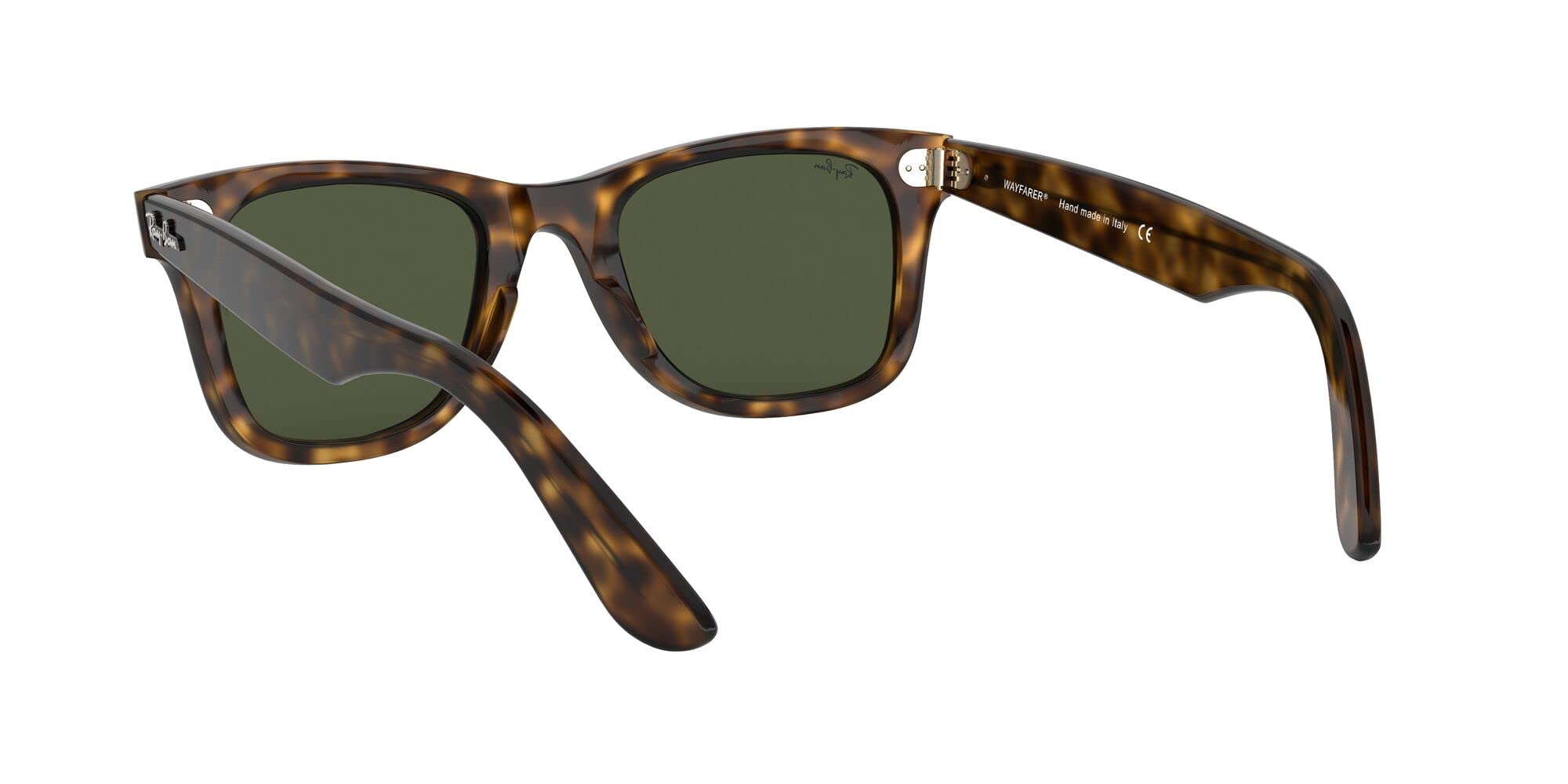 Ray-Ban Rb4340 Wayfarer Ease Square Sunglasses, Light Havana/G-15 Green, 50 mm