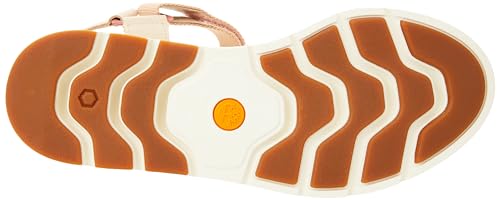 Timberland Women's Bailey Park F/L Strap Sandal, Light Beige Nubuck, 8.5