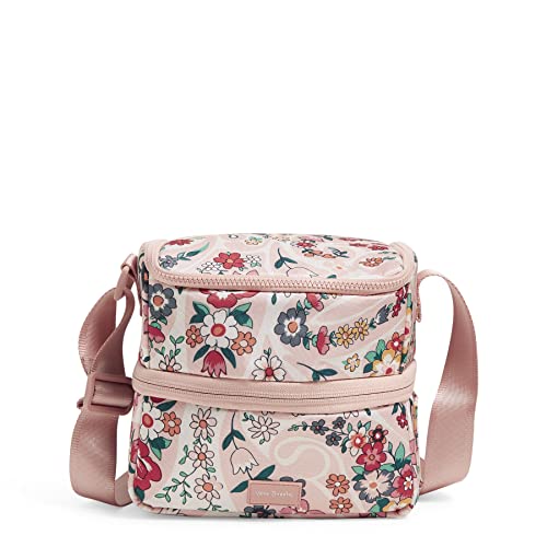 Vera Bradley Women's Recycled Lighten Up Reactive Expandable Lunch Cooler Lunch Bag, Prairie Paisley, One Size