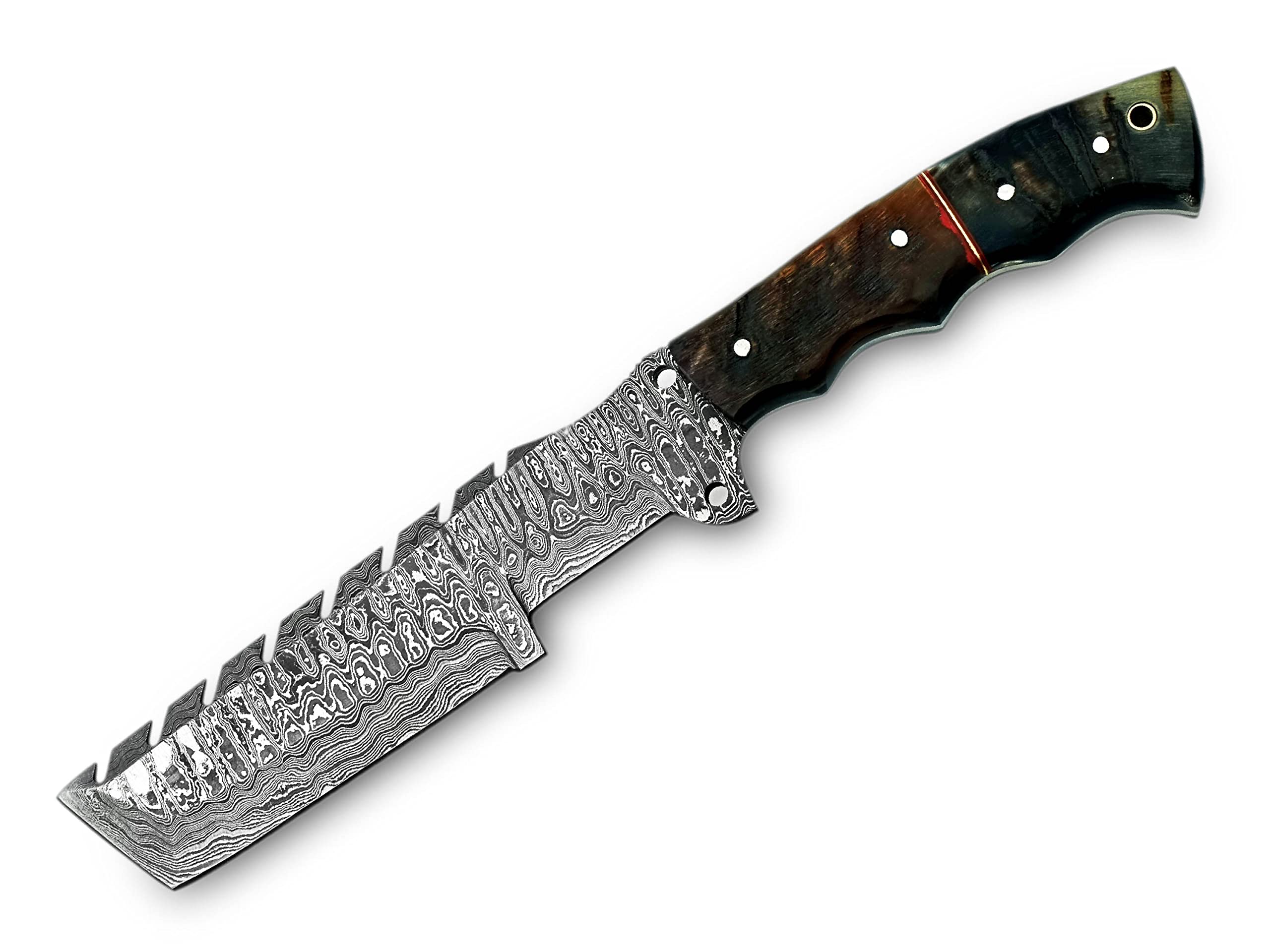Poshland TR-30 Handmade 12.00 Inches Damascus Steel Tracker Knife - Rock Solid Handle and Blade