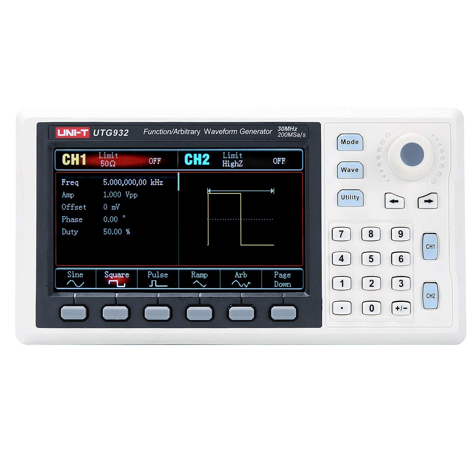 UNI-T UTG932 + UTD2152CEX, Function Generator and Oscilloscope Kit