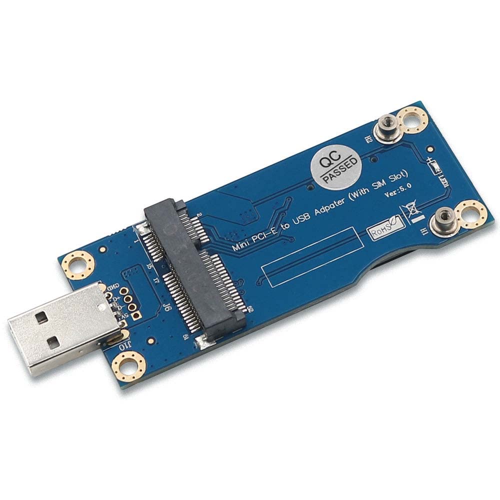 Sim Card Modem USB to Mini pci Mini pcie USB Adapter Pci-e Sim Card Mini PCI-E sim Card to USB Adapter with SIM Card Slot for WWAN/LTE