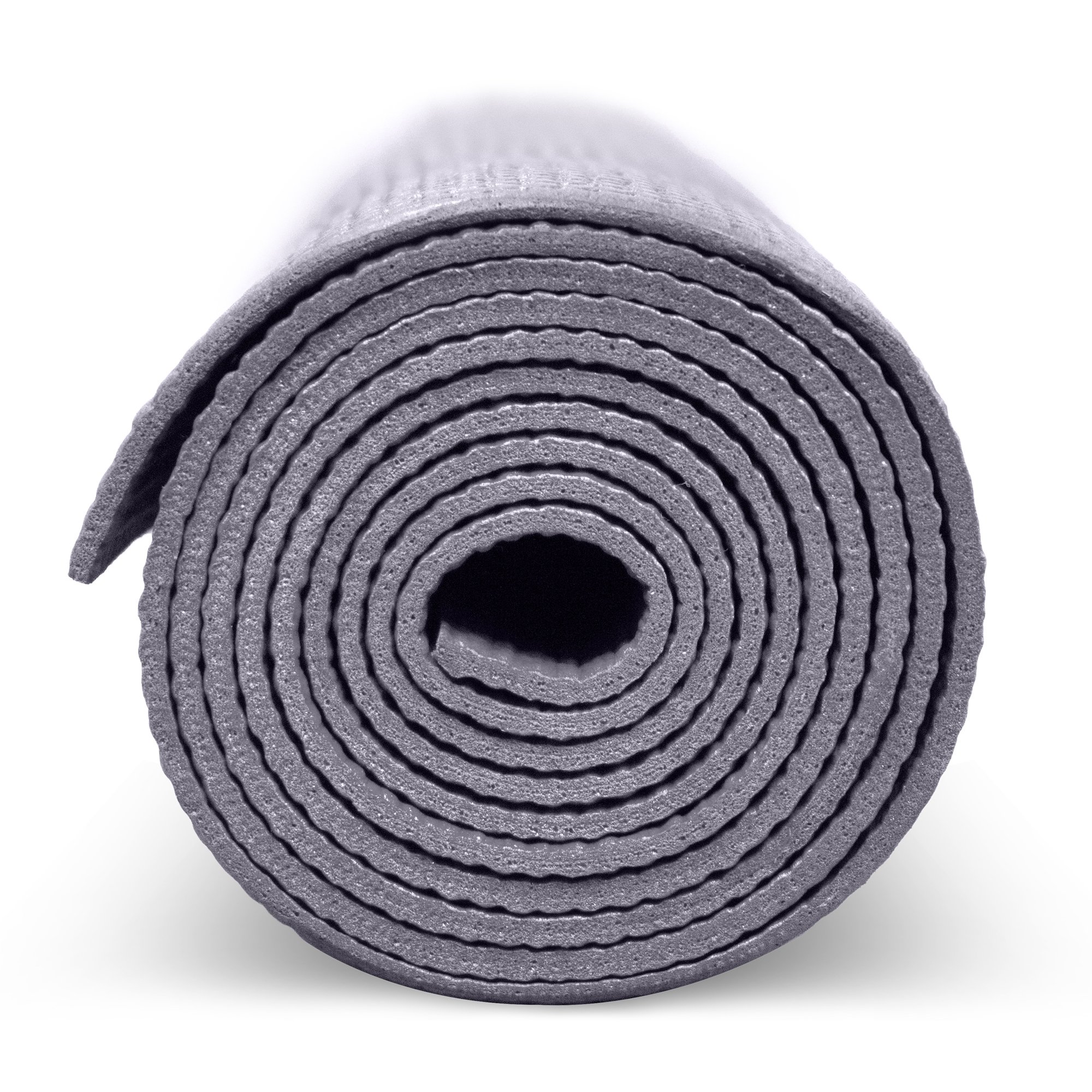 Pure Fitness 3.5mm Non-Slip Yoga Mat with Carry Strap - Charcoal