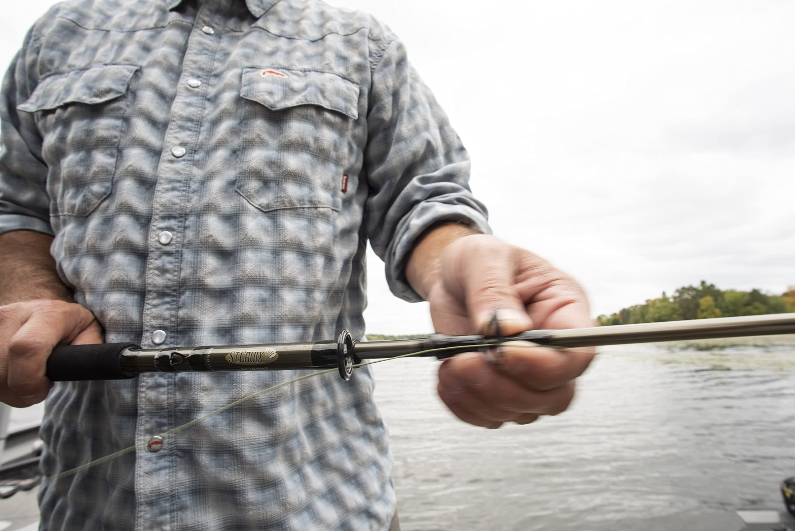 St. Croix Rods Eyecon Spinning Rod, 6'6"(EYS66MLF), Walter Green