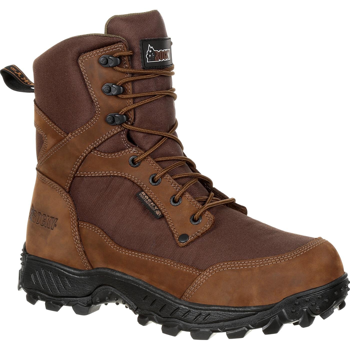 ROCKY Ridgetop 600G Insulated Waterproof Outdoor Boot Size 11(M) Brown