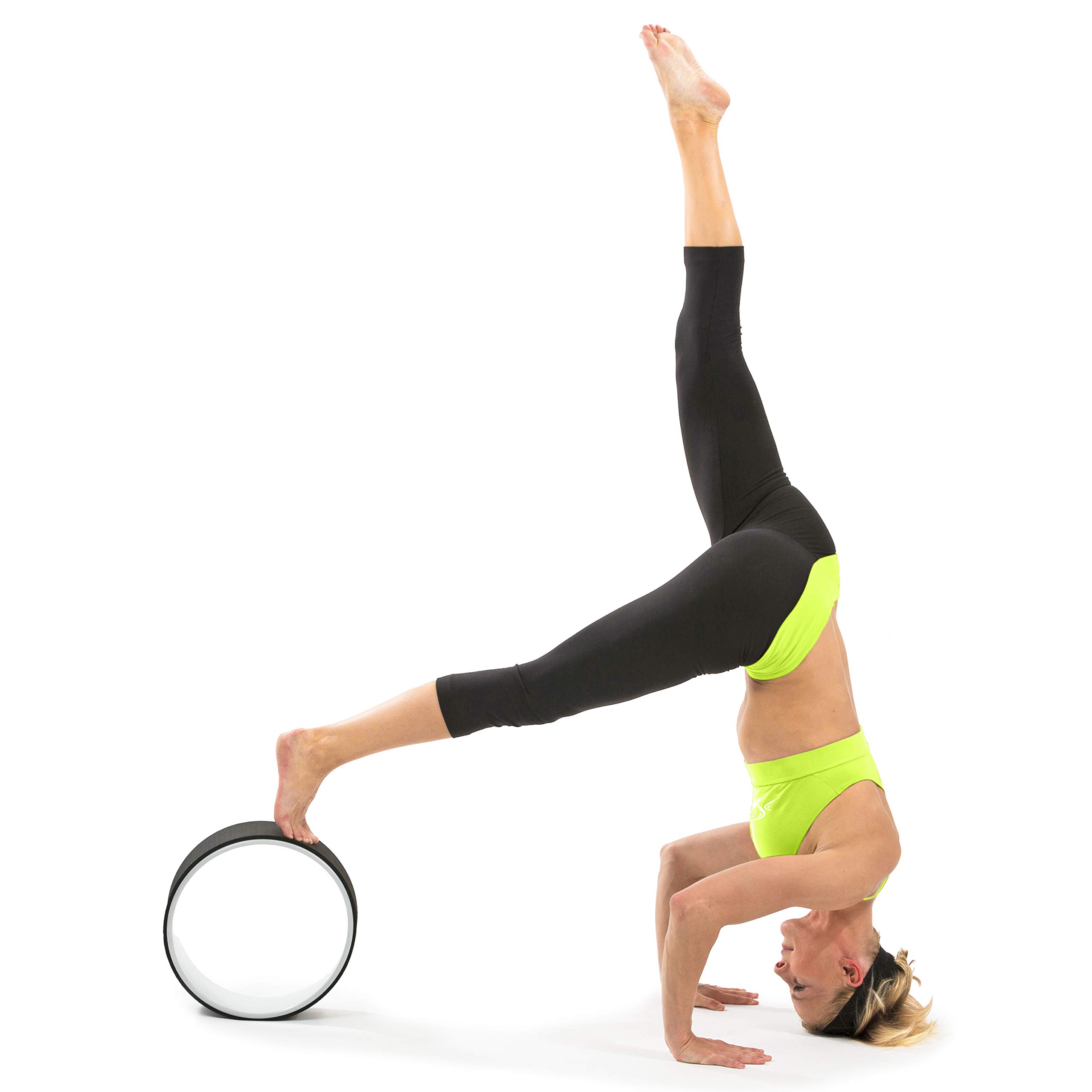 ProsourceFit Yoga Wheel Prop 12β for Improving Yoga Poses, Backbends, Flexibility, Balance, Stretching, Relaxation