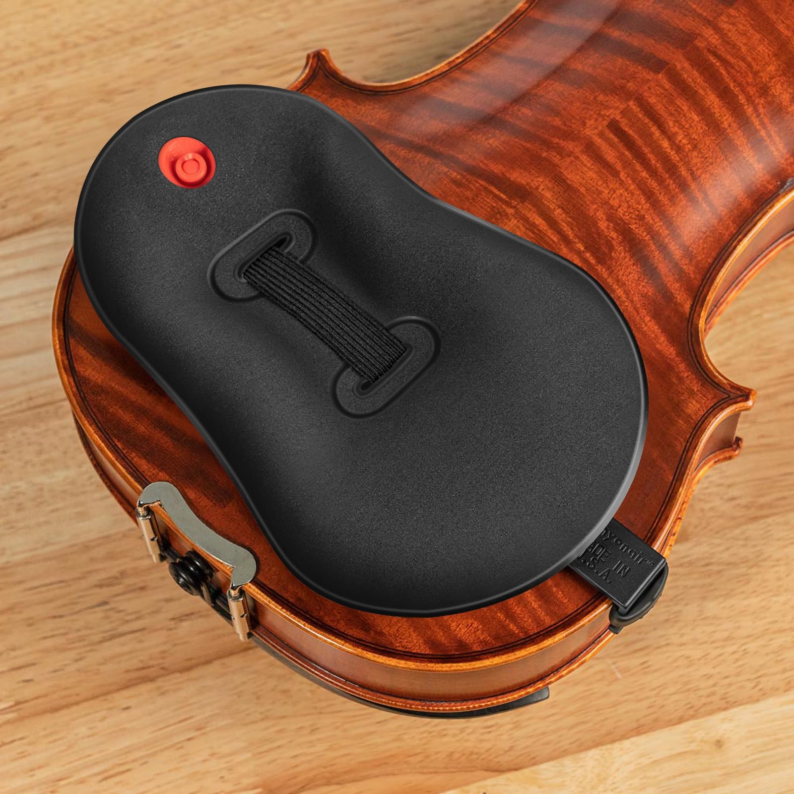 Playonair Deluxe Inflatable Violin Shoulder Rest Fit Full Size Violin & Viola, Blow-tube included, Adjustable Shoulder Rest for Violin and Viola with Elastic Straps, Easy to Use