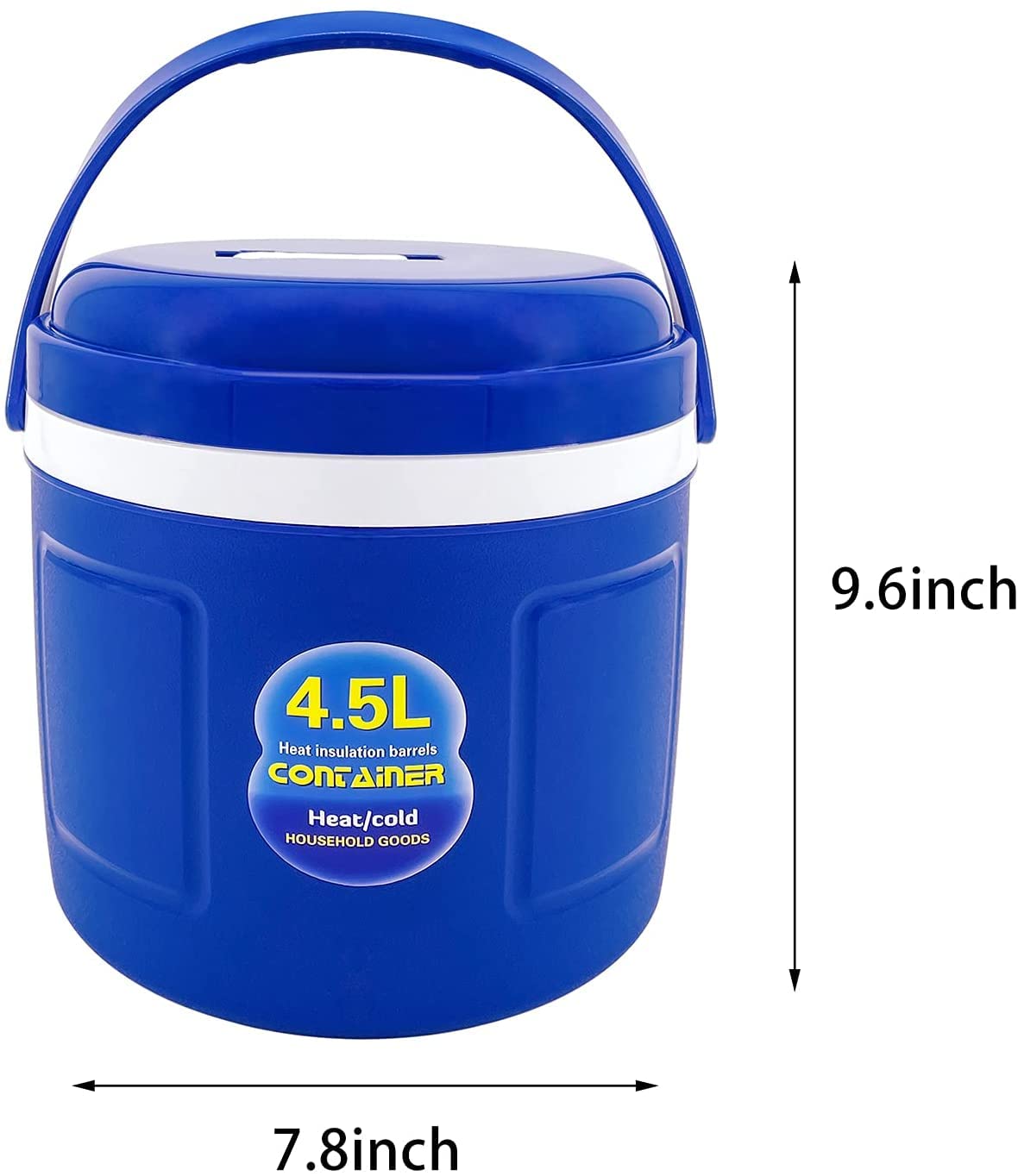 YouLike 4.75qt Portable Cooler with Handle Party Cooler for Drinks Beverage Cooler and Warmer for Camping, Hikes, Picnics, Ice Box for Cans