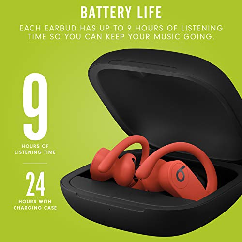 Powerbeats Pro Totally Wireless Earphones - Apple H1 Chip - Lava Red with AppleCare+ Bundle