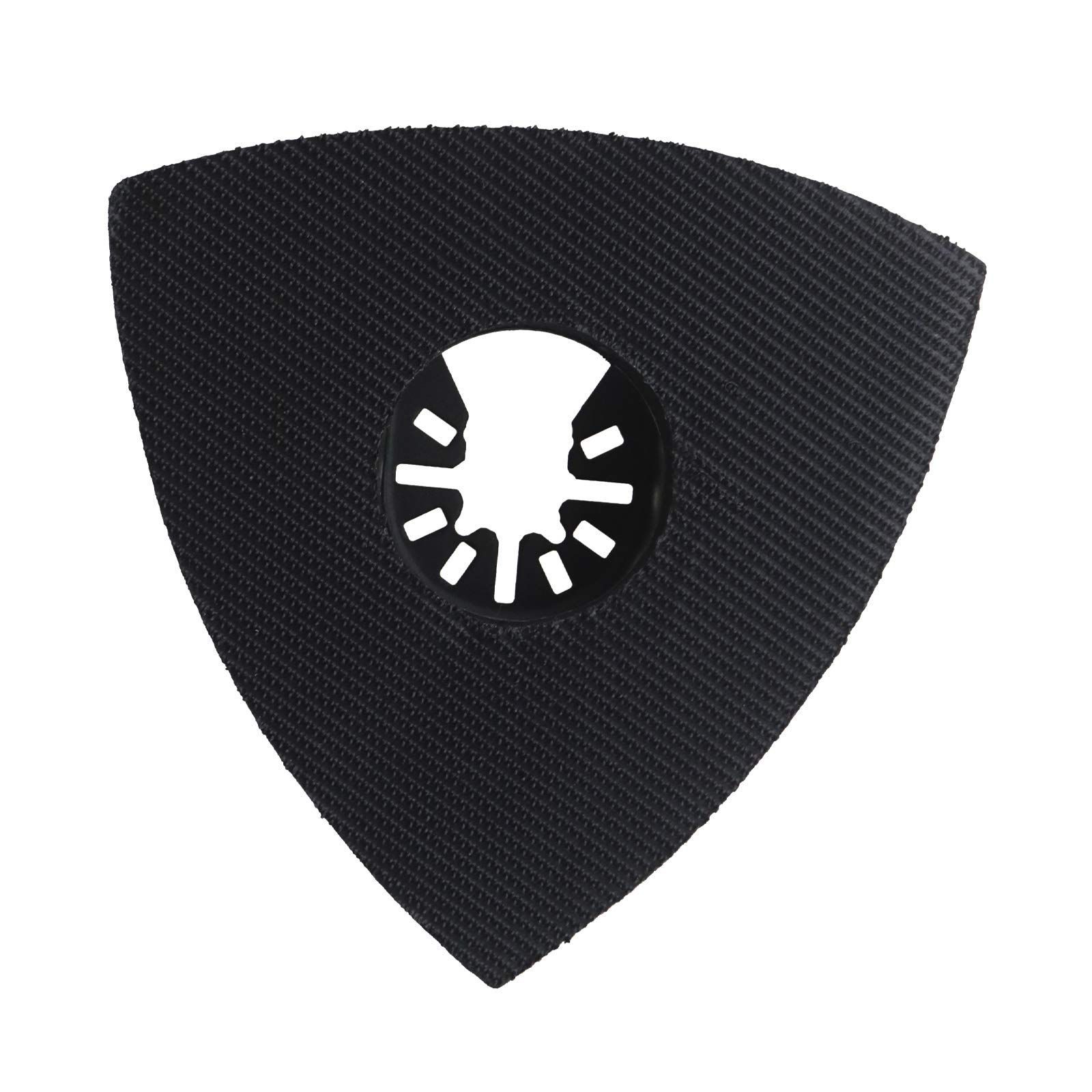 SING F LTD 1x Oscillating Multi-Tool Triangular Sanding Pad 90mm Hook & Loop Sanding Disc Pad Compatible with Dewalt Stanley Bosch Makita