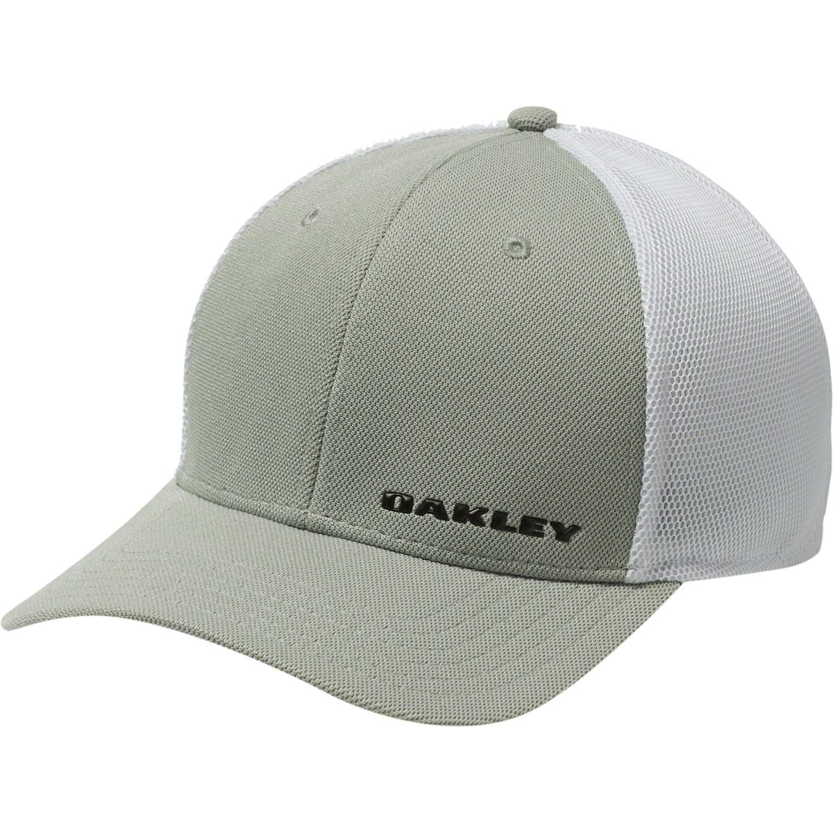 Oakley Men's Standard Silicon Bark Trucker 4.0, Grey, S/M