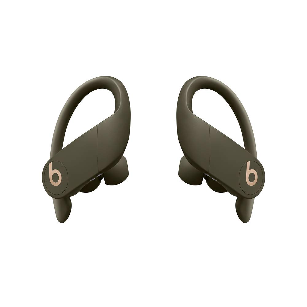 PowersBeatsPro - Totally Wireless Earphones with Charging case and Lightning to USB-A Charging Cable (Moss)
