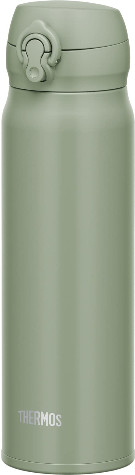 Thermos JNL-606 SMKKI Water Bottle, Vacuum Insulated Travel Mug, 20.3 fl oz (600 ml), Smoke Khaki