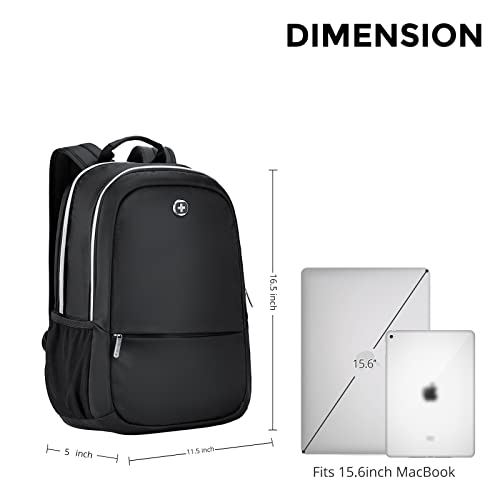 Swissdigital Design Laptop Backpack,15.8 Inch Business Travel Backpack with USB Charging Port For Men and Women,Bookbag for College (Remi)