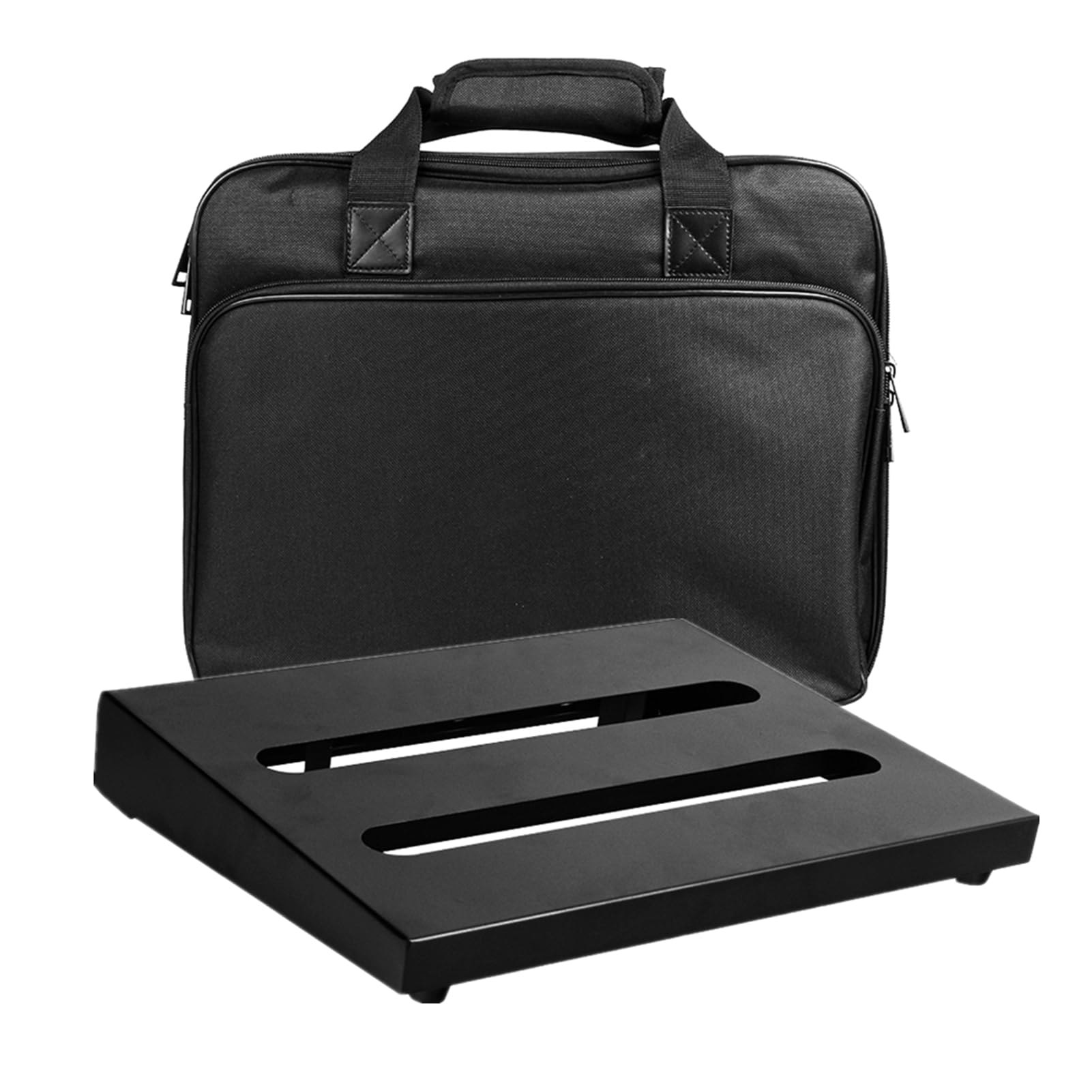 SOYAN Large Guitar Pedal Board 22" x 12.5" with Carry Bag, Mounting Tapes Included (L-22)