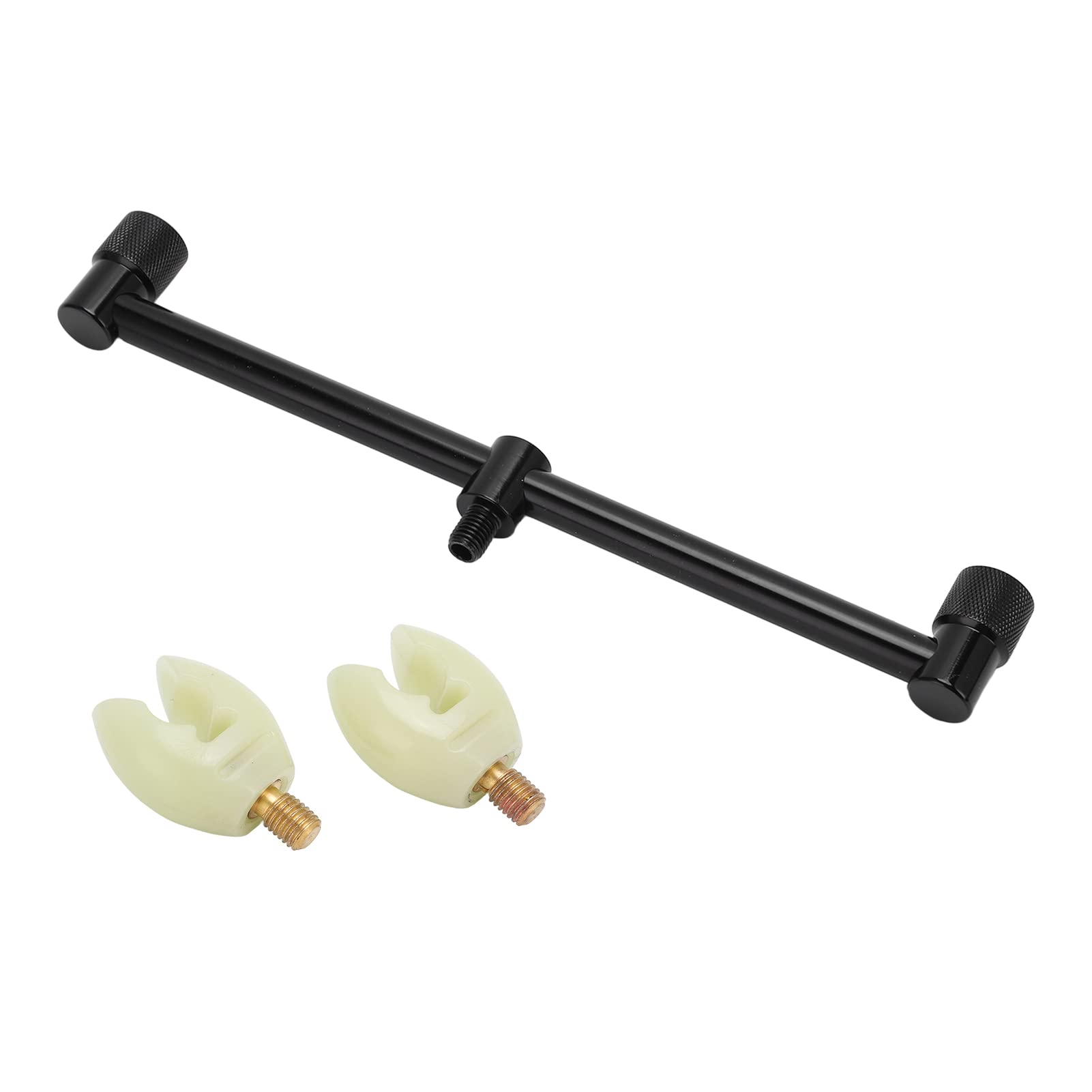 Yeuipea Carp Fishing Buzz Bars Carp,Carp Fishing Rod Support Buzz Bar with Luminous Head Aluminum Alloy Fishing Buzz Bars Accessory(25cm)