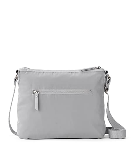 The Sak womens Esperato Recycled Nylon Crossbody, Light Grey, One Size US