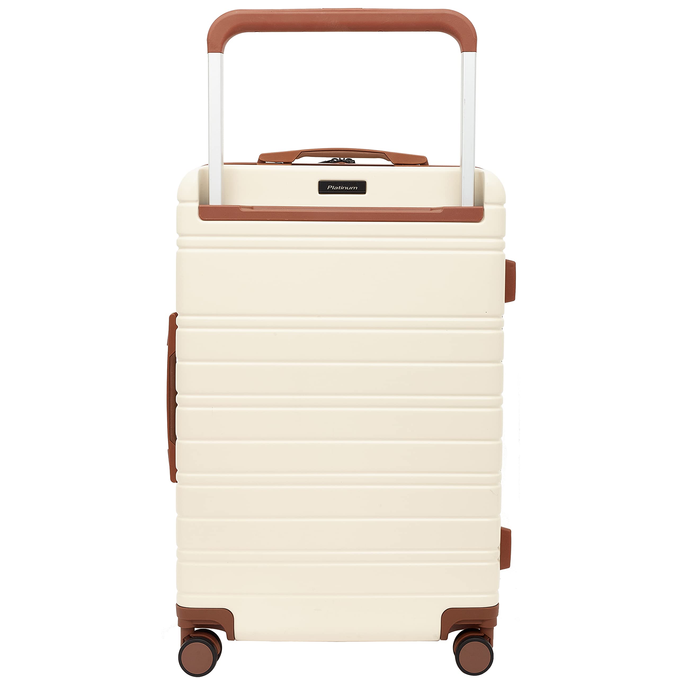 Travelers Club 2PC Navigate Luggage Set, Ivory, 20" Carry-On
